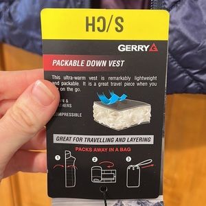 Gerry Weber | Jackets & Coats | Nwt Gerry Packable Reversible Down Vest ...